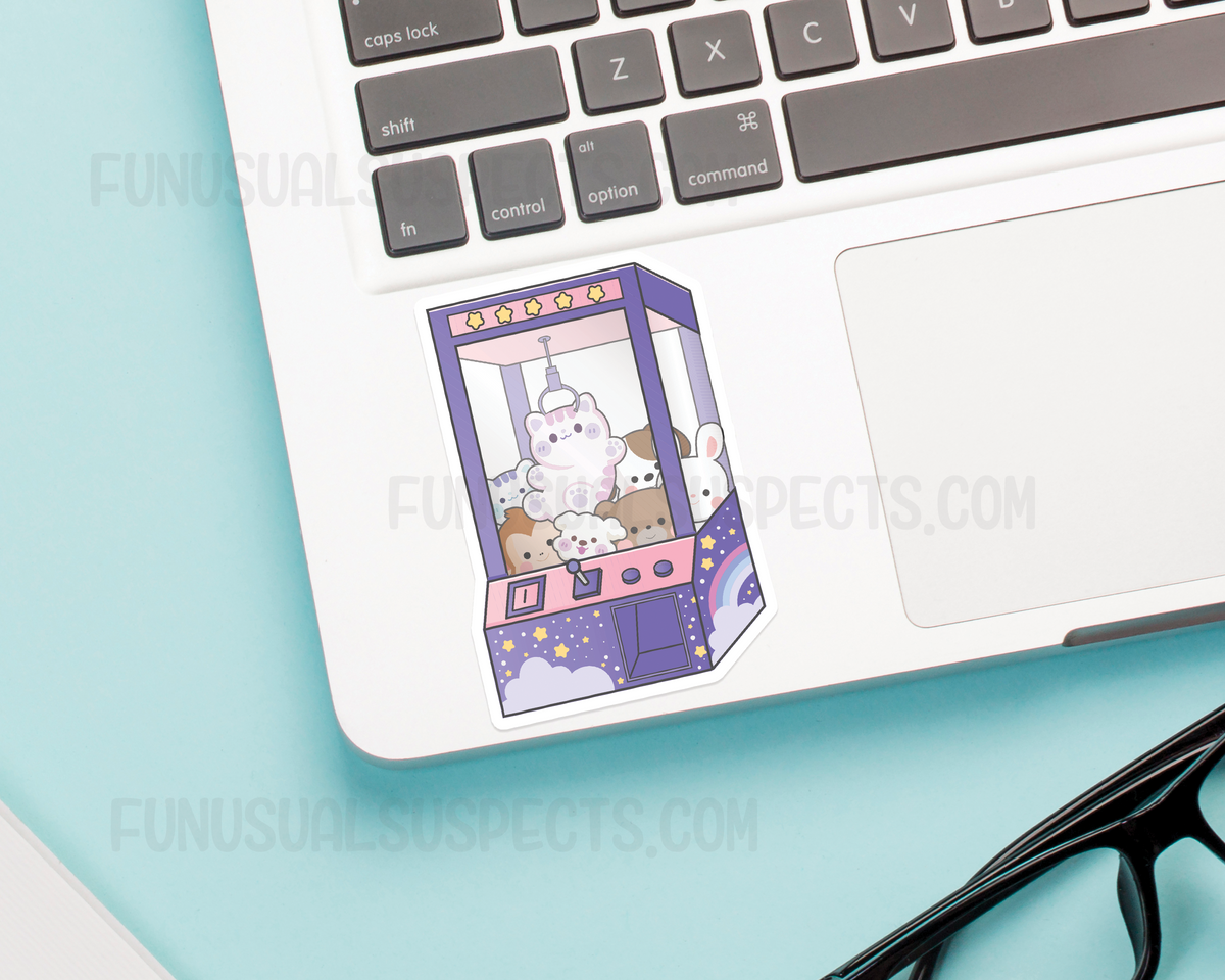 Claw Machine Sticker – FunUsualSuspects