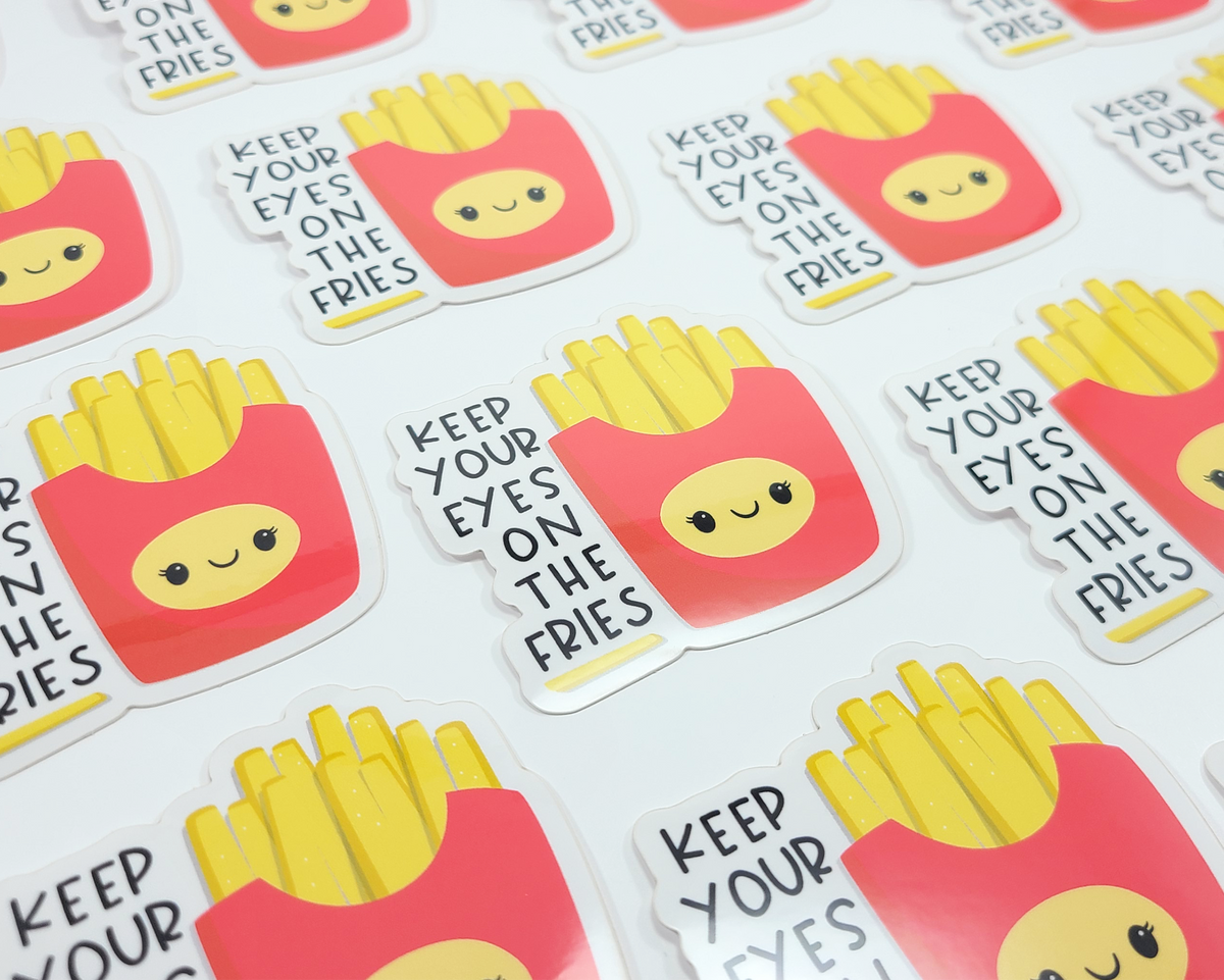 French Fries Sticker – FunUsualSuspects